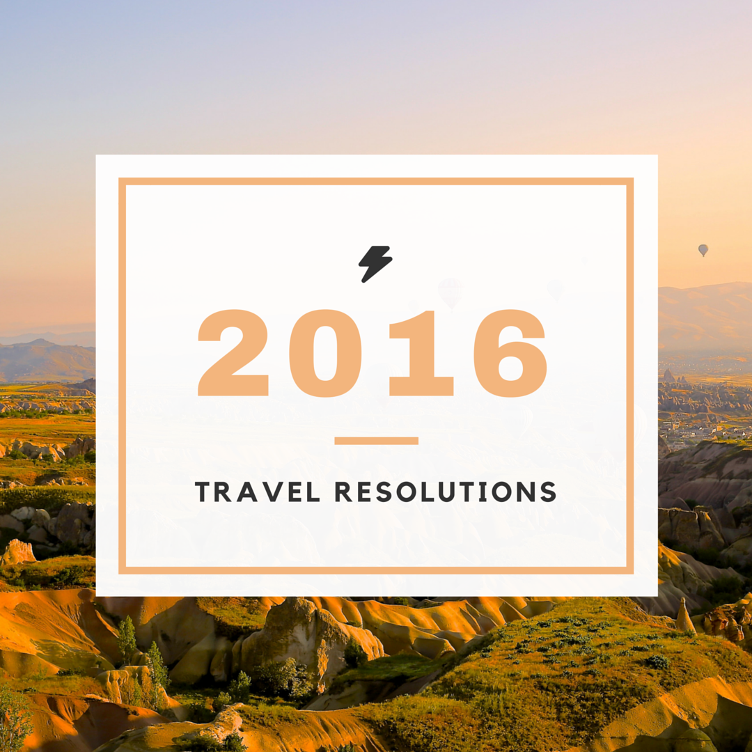 Top Travel Resolutions for 2016